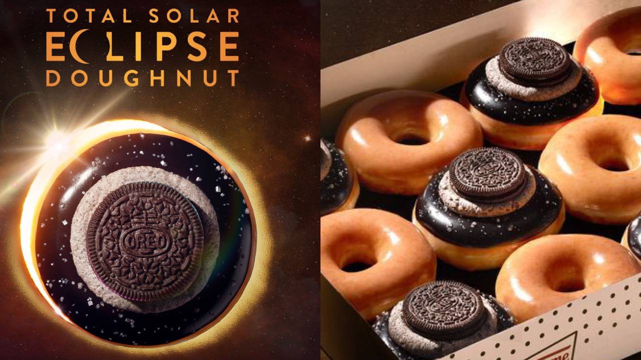 Krispy Kreme y Oreo venderán donas edición limitada Solar Eclipse Donut ...
