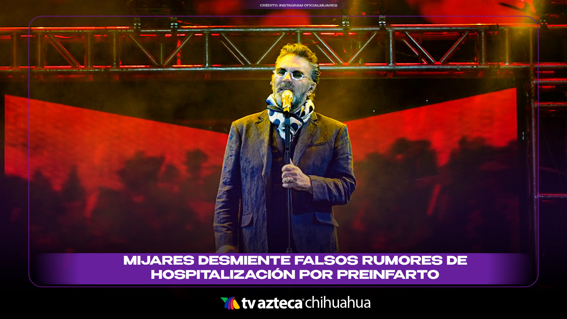 Mijares desmiente rumores de preinfarto y asegura estar en perfecto ...