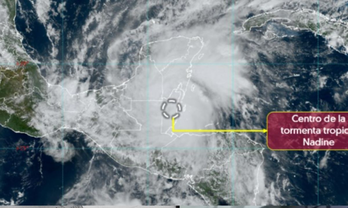 Tormenta Tropical Nadine toca tierra en Belice ¿Afectará el clima en Veracruz?
