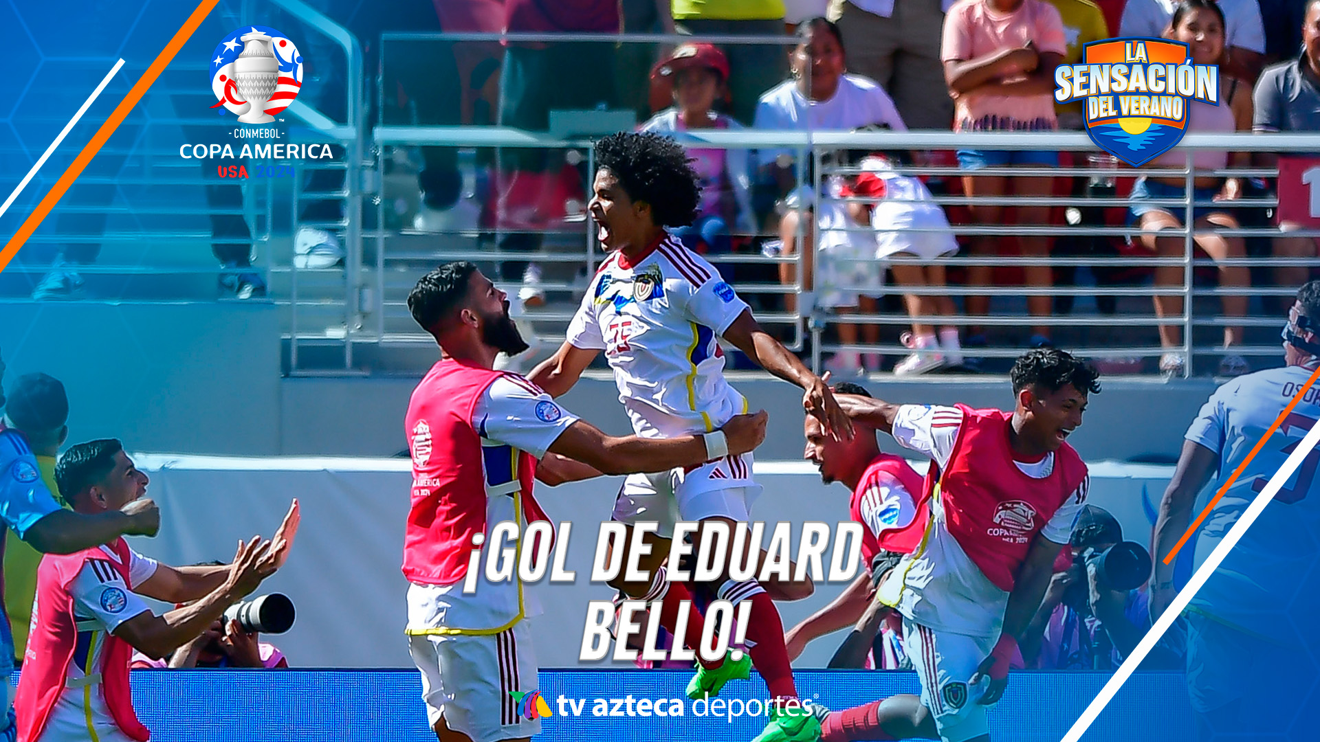 ¡Gol de Eduard Bello! Ecuador 1-2 Venezuela | Copa América 2024