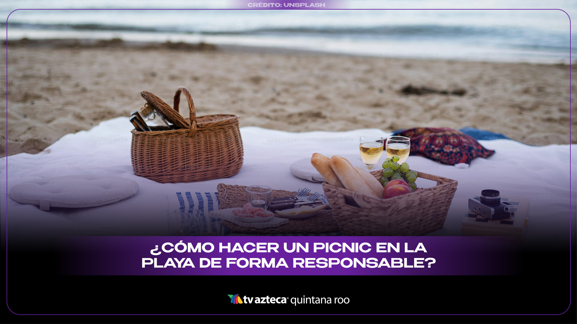 ¿Cómo hacer un picnic en la playa de forma responsable?