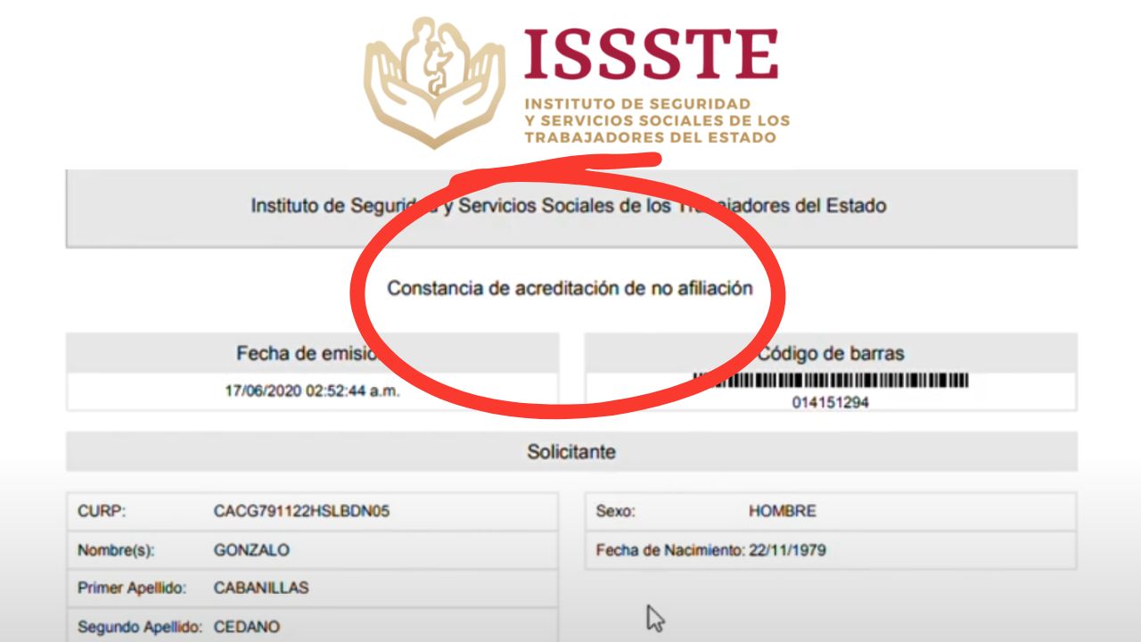 Constancia de no afiliación del ISSSTE: ¿Cómo obtenerla y para qué sirve?