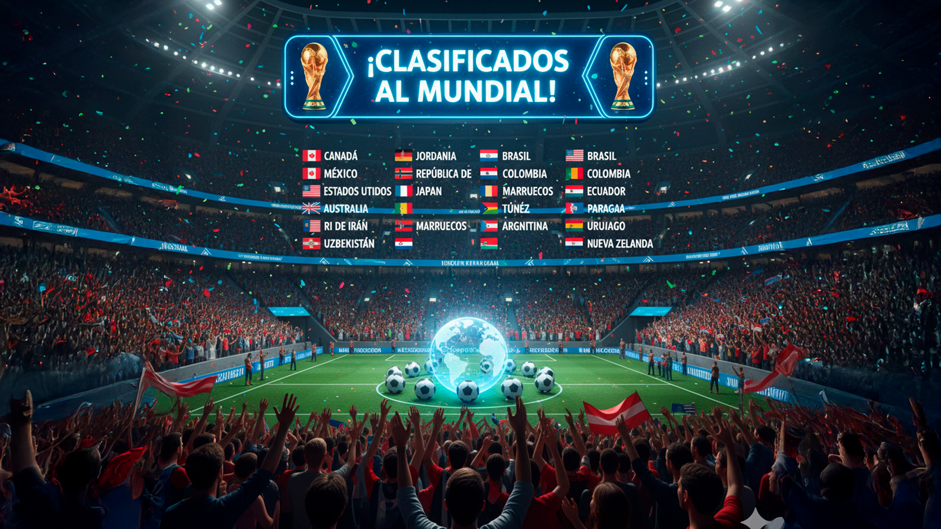 Selecciones clasificadas al Mundial FIFA 2026: lista de equipos actualizada septiembre 2025