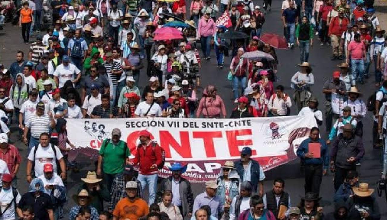 A qué hora es la marcha por el paro nacional de maestros de la CNTE hoy 15 de abril de 2024