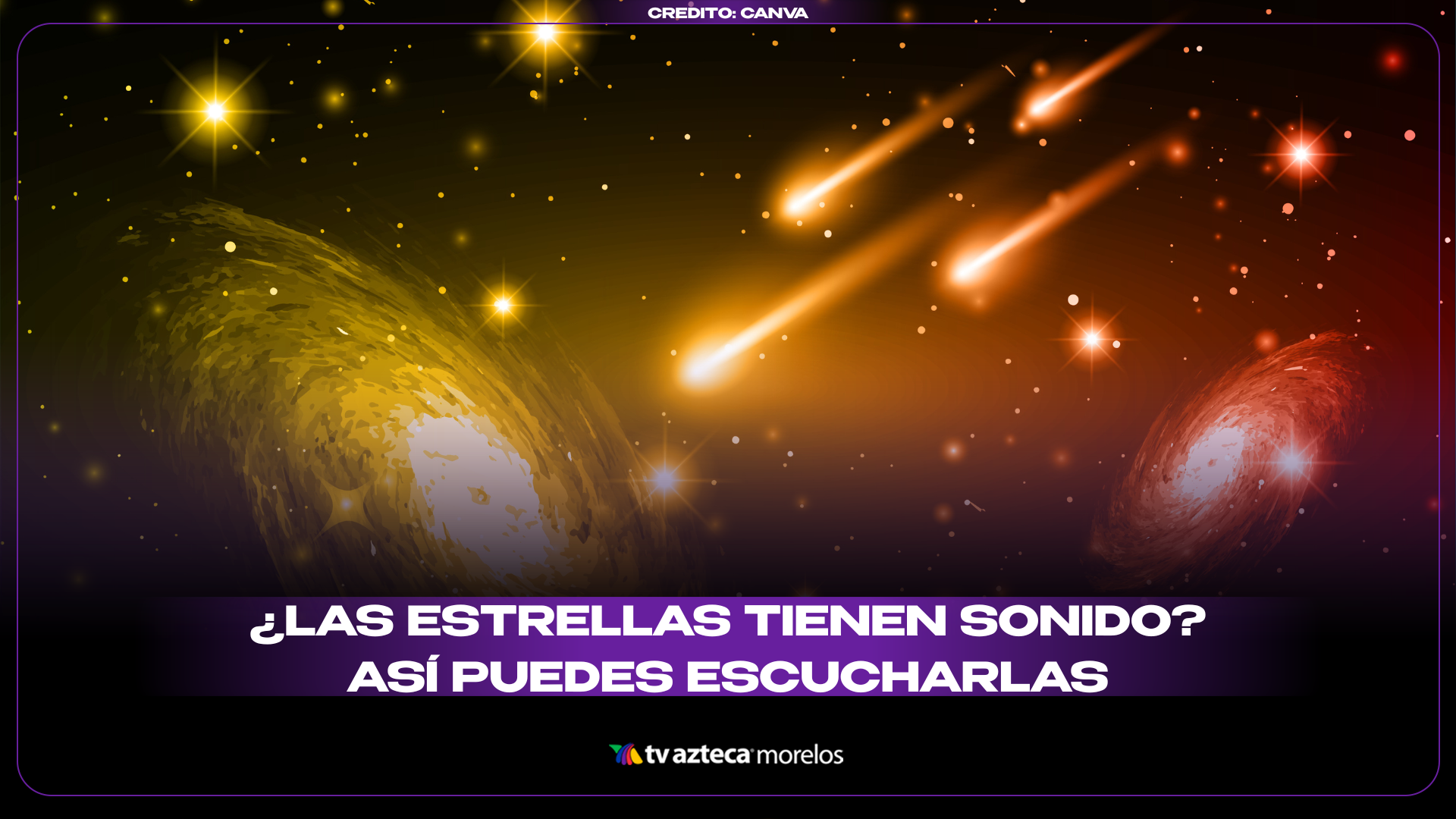 ¿Las estrellas tienen sonido? Así puedes escucharlas
