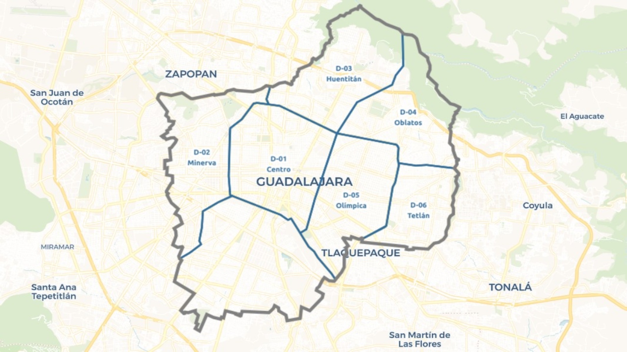 Cambian división de Guadalajara en 11 comunidades; ¿cuáles son y cómo ...