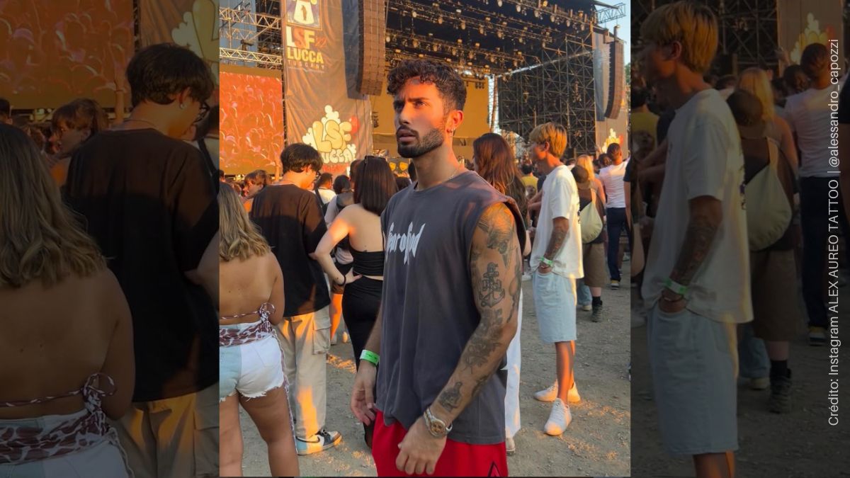 Él es Alessandro Capozzi, el guapísimo tatuador de Ángela Aguilar en Roma