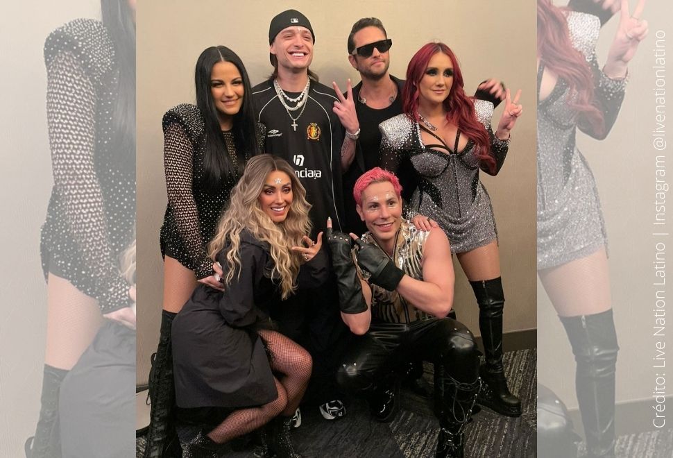 El cantante sorprendió al aparecer en un concierto de RBD