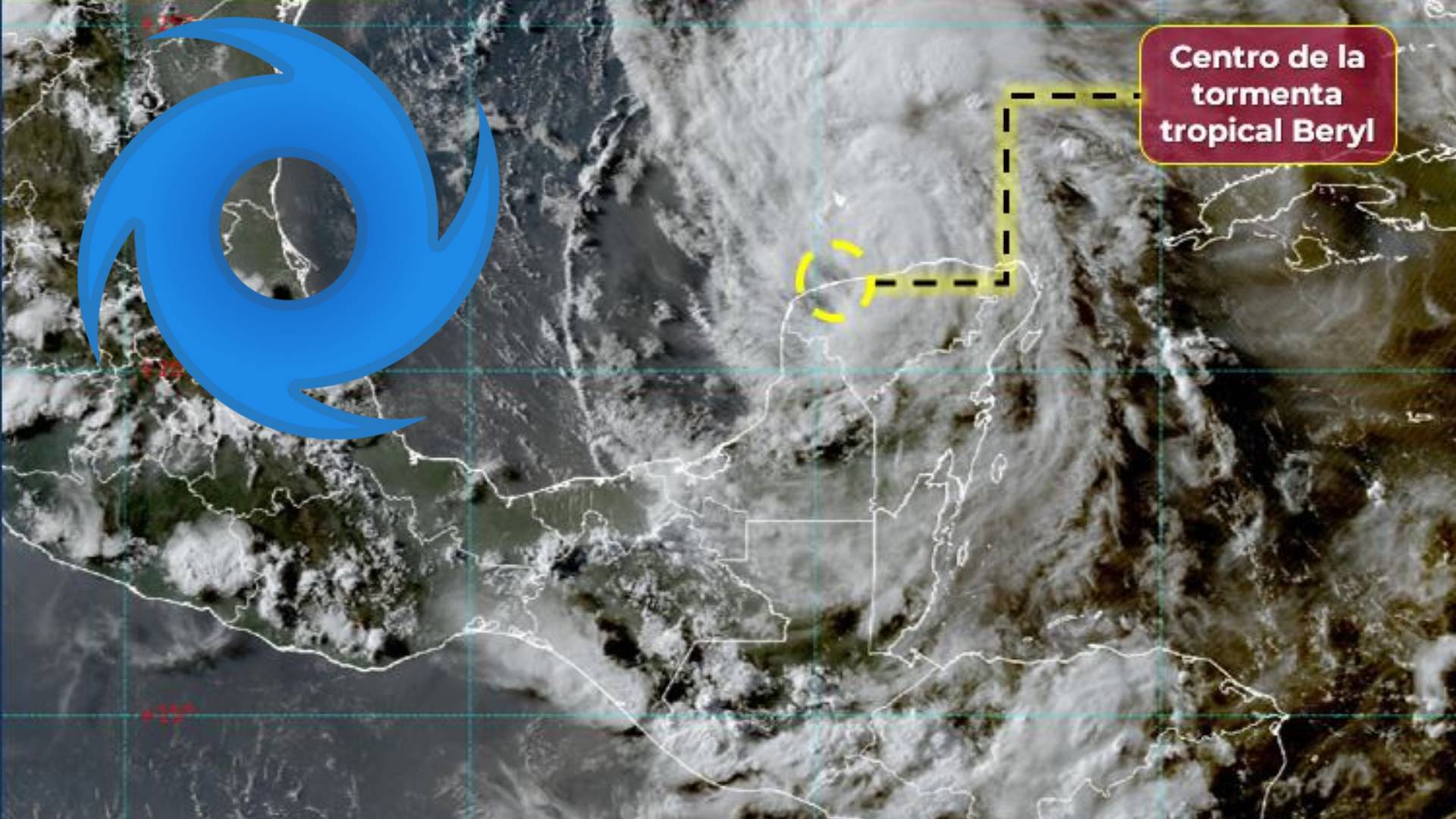 Tormenta Tropical Beryl está por dejar Yucatán hoy 5 de julio de 2024 ...