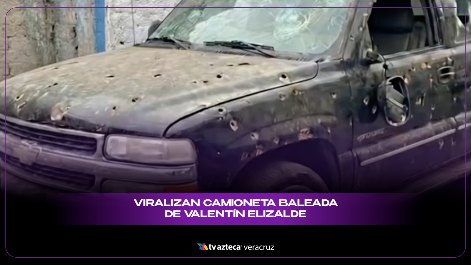 ¿Qué se sabe de la camioneta baleada donde fue asesinado Valentín ...