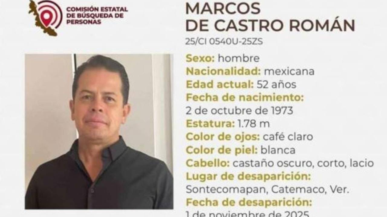 Desaparecidos Veracruz: ¿Quién es Marcos de Castro Román y qué sabemos ...