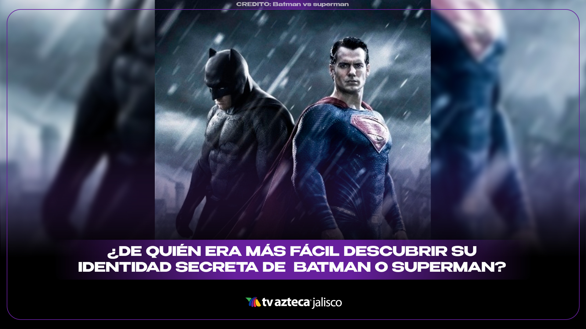 ¿De quién era más fácil descubrir su identidad secreta de Bruce Wayne ...