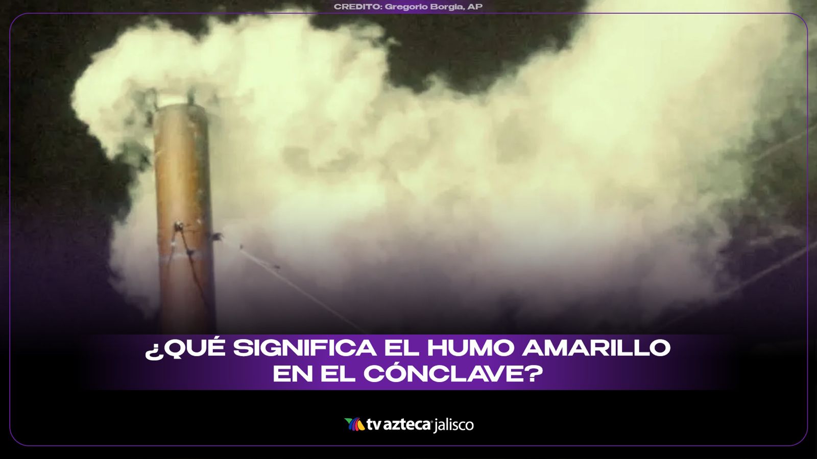 El curioso significado del humo amarillo en él cónclave 2025; ¿qué pasa ...