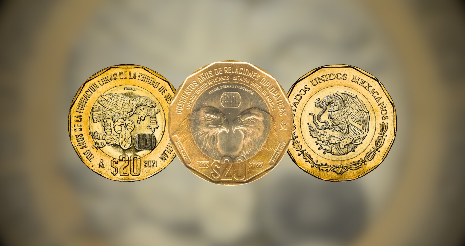 ¿Cuál es la moneda con tres águilas que vale hasta 2,000,000?