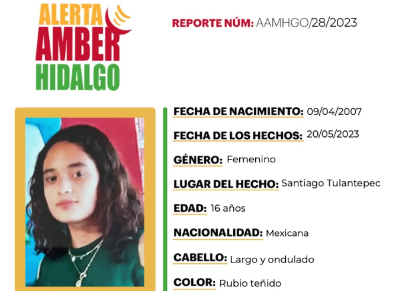 ALERTA AMBER: Activan alerta para buscar a Alely Hernández