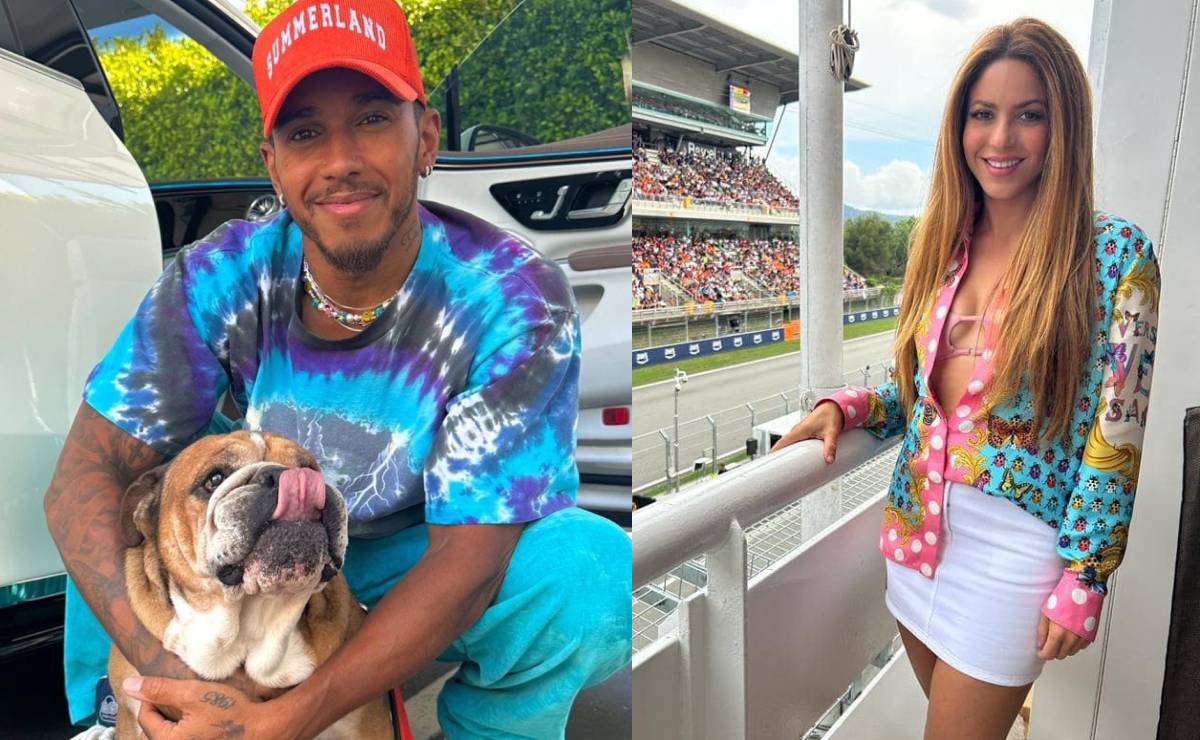 Shakira y Lewis Hamilton en Barcelona ¿Romance?