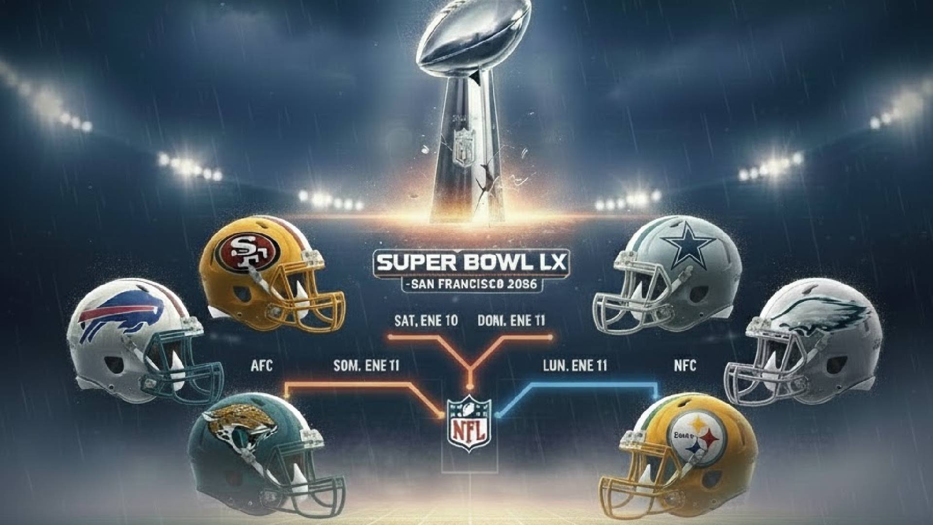 Playoffs NFL 2026: Así se jugará la Ronda de Comodines; fechas y ...