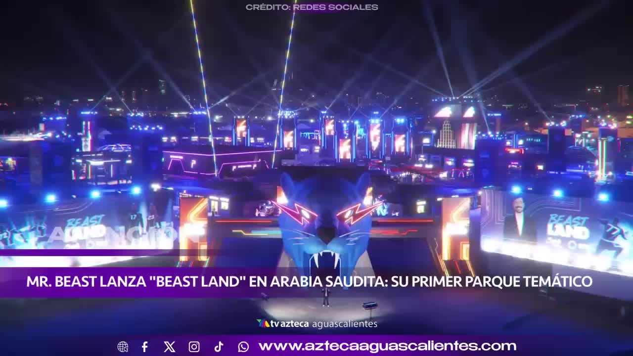 Así es “Beast Land”, el nuevo parque temático de MrBeast en Riad
