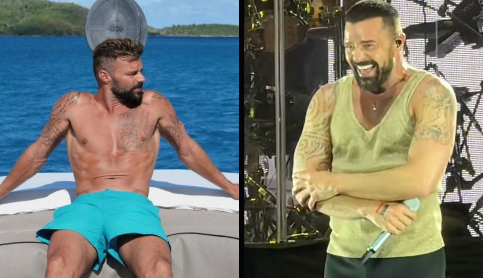 Ricky Martin subió de peso y le llueven críticas en redes sociales