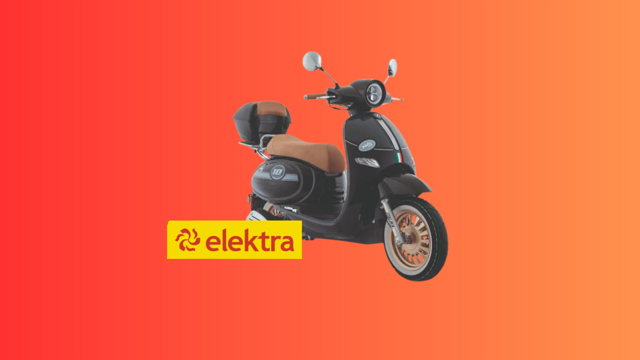 Elektra pone a mitad de precio esta elegante moto tipo Vespa: tiene ...
