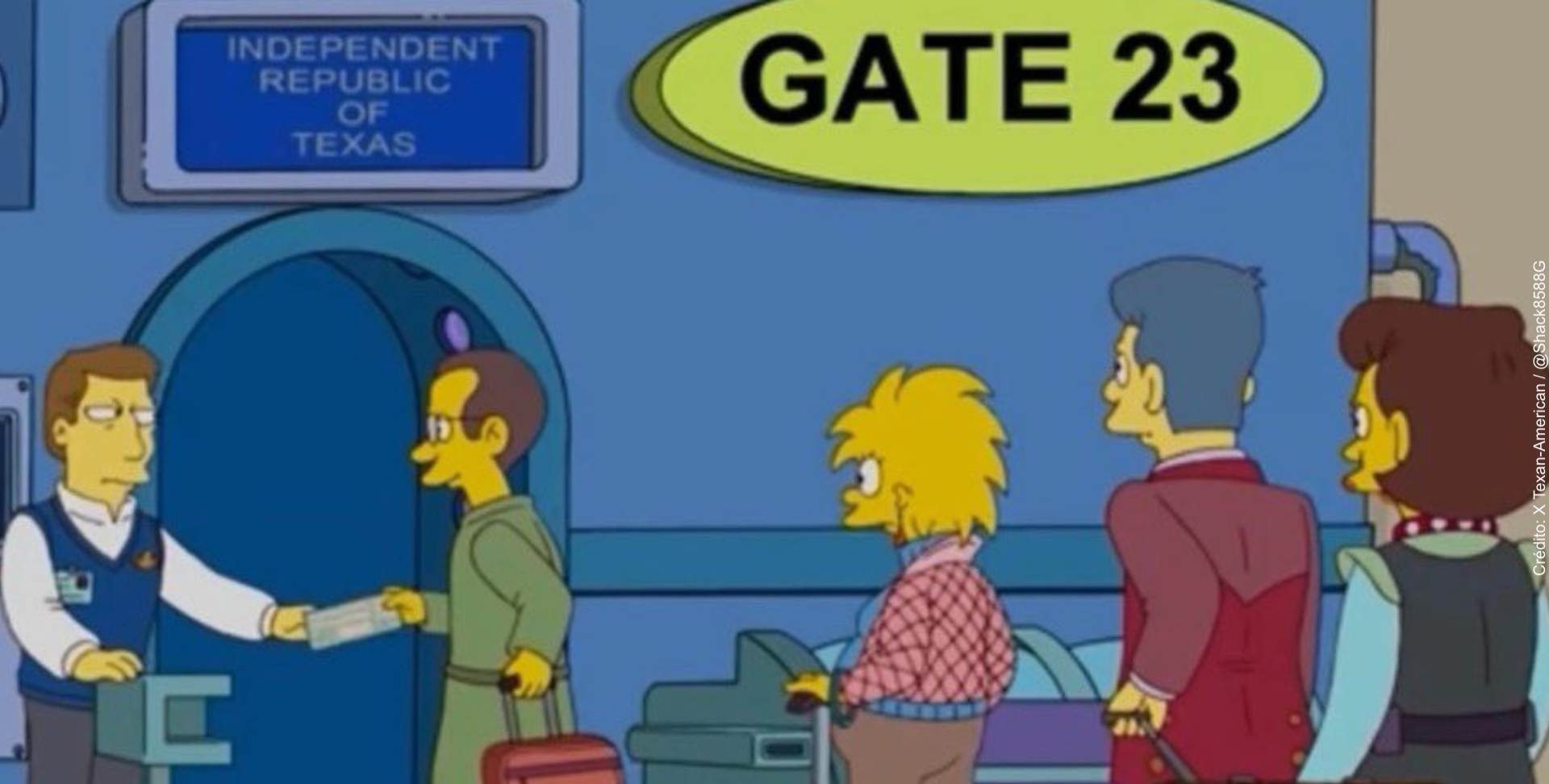 Los Simpson predicen el conflicto entre Texas y EU