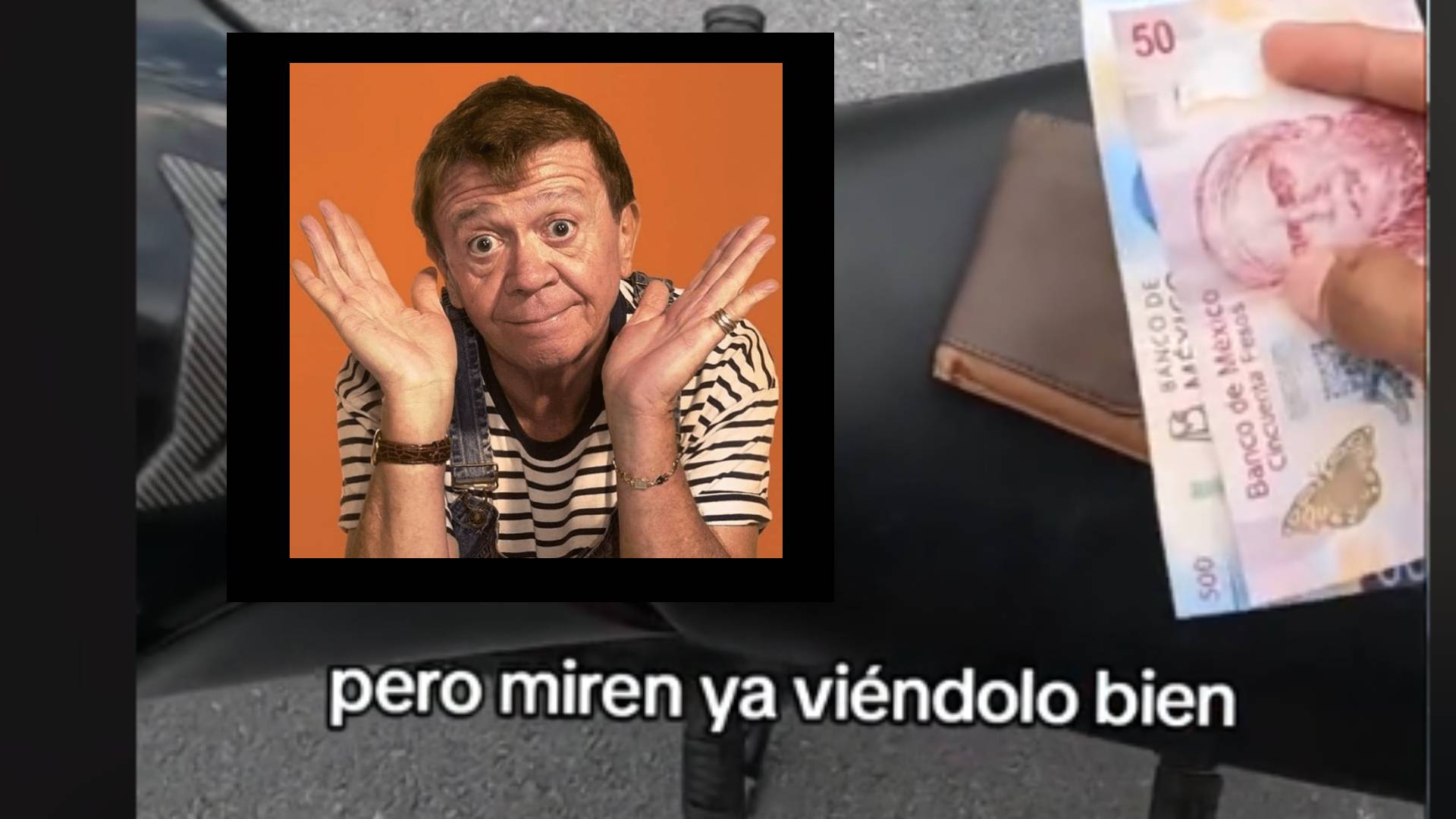 Billete falso con la cara de Chabelo: Repartidor recibe 500 pesos como ...