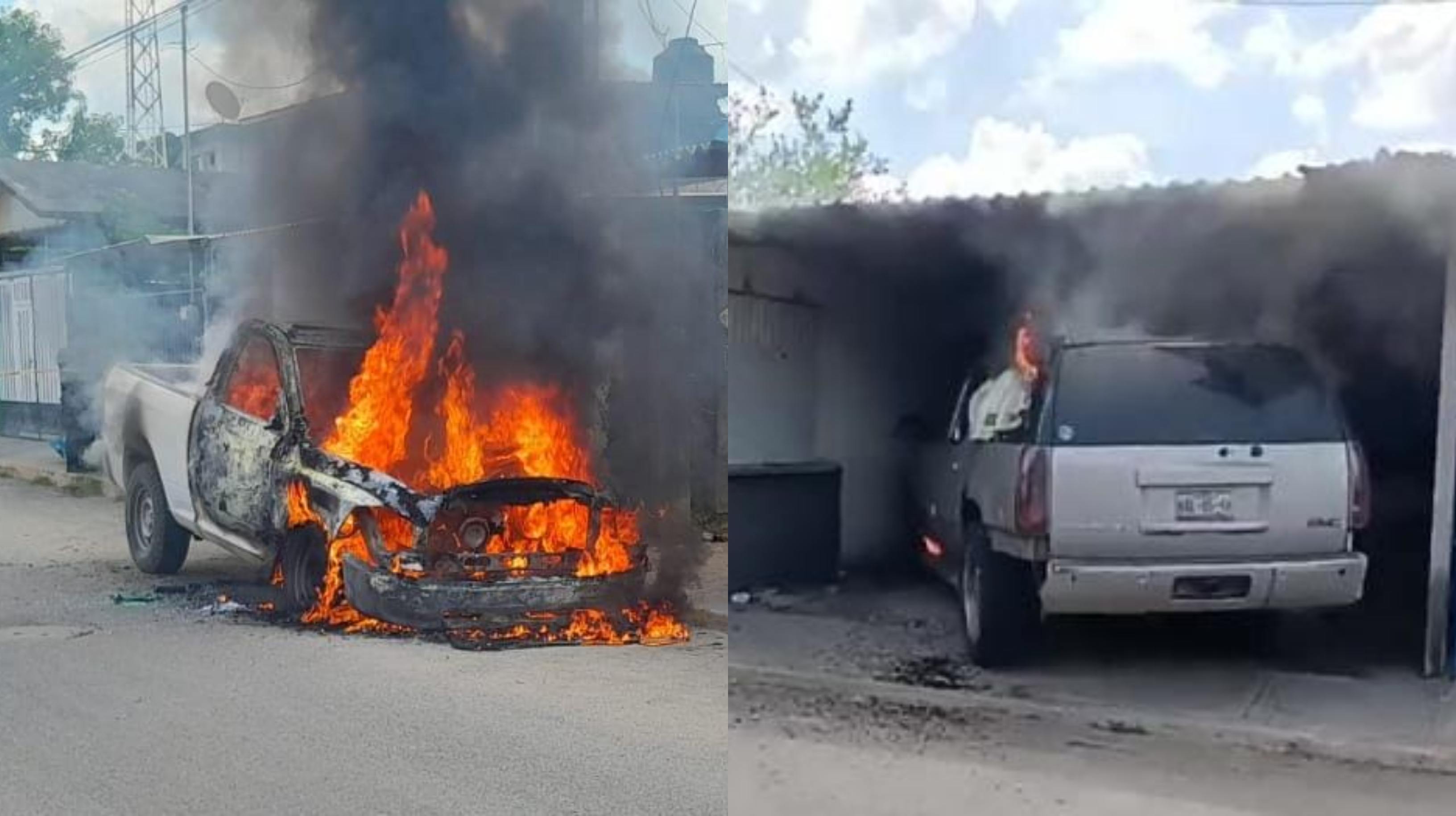 Queman dos autos en Cárdenas, Tabasco; serían propiedad de "El Pozol"