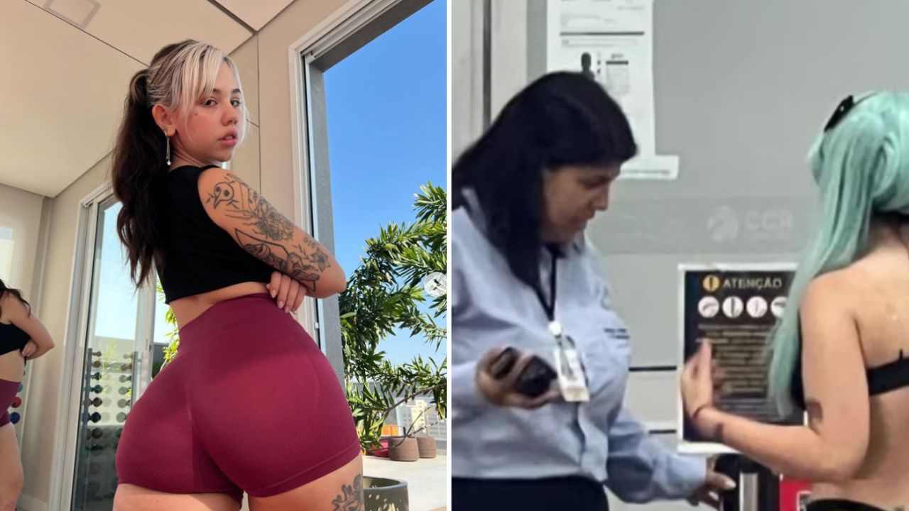 No dejan abordar un avión a Kine-Chan por traer poca ropa