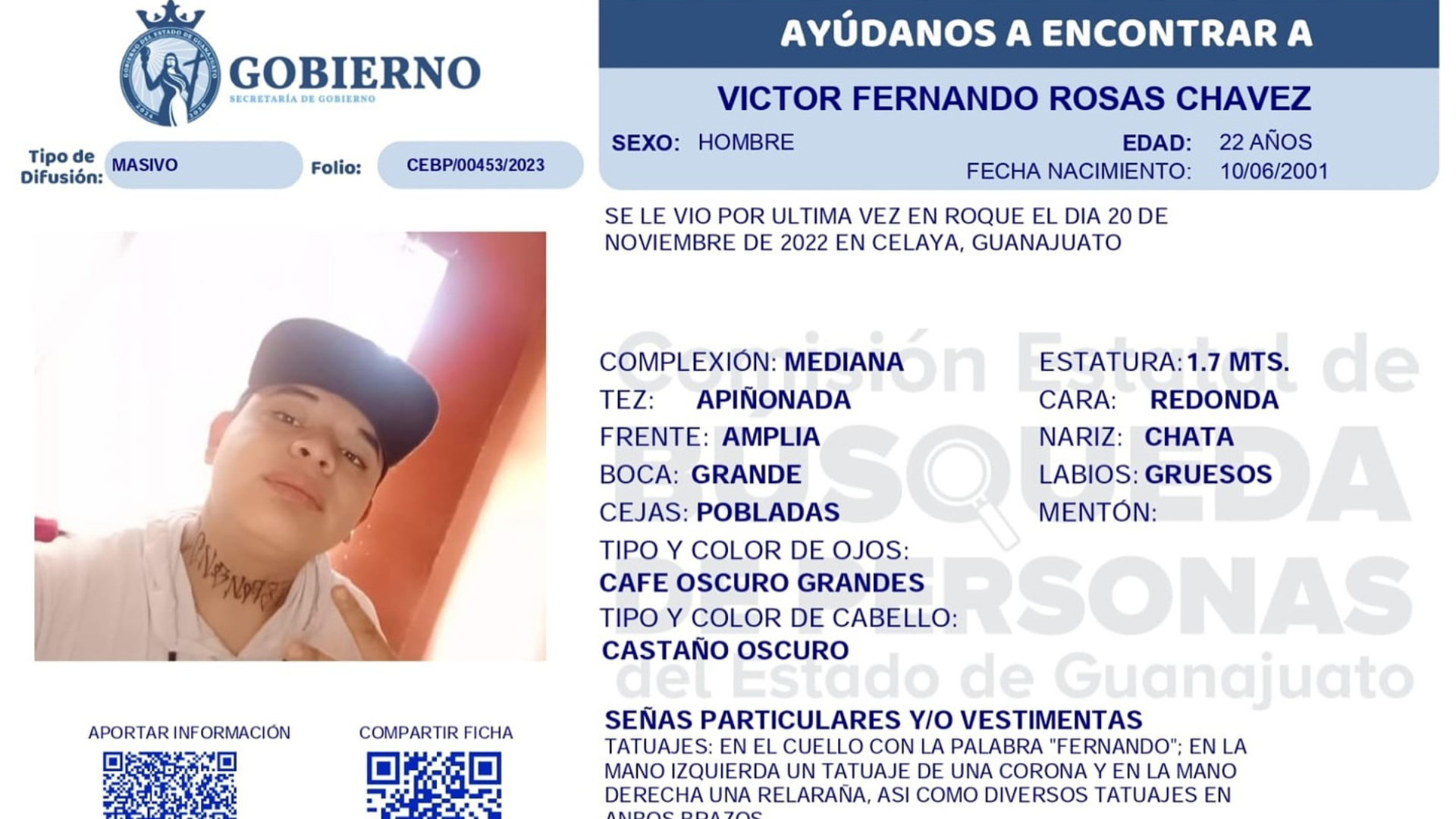 Desaparecidos Guanajuato: ¿Quién es Víctor Fernando Rosas Chávez y qué sabemos de su ...