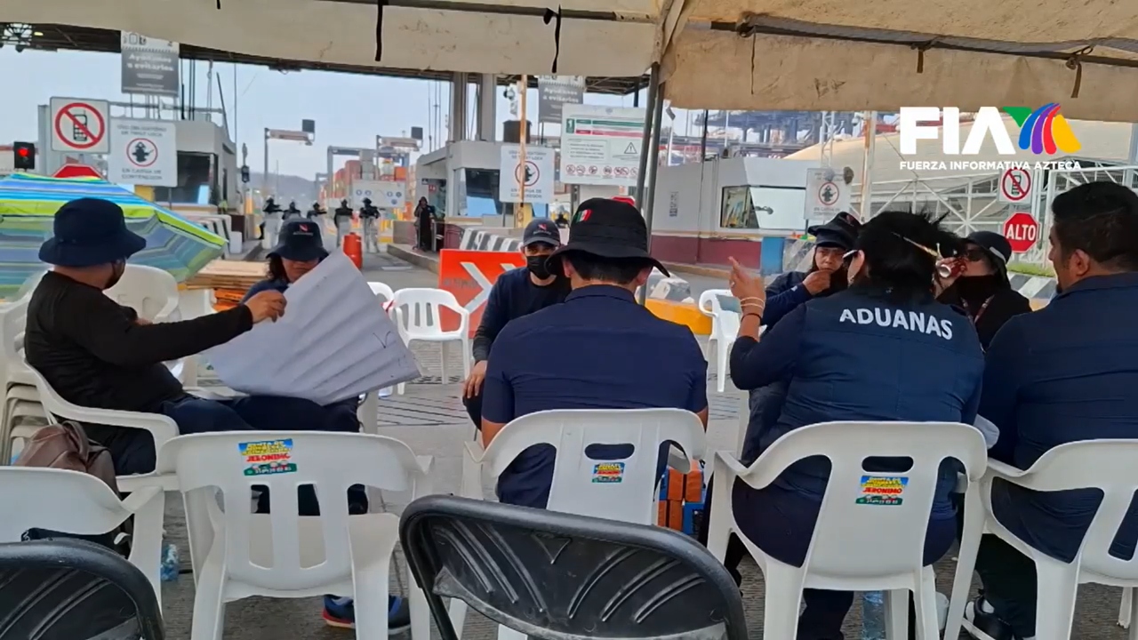 Suspenden paro de labores en la aduana de Manzanillo; denunciaron acoso laboral