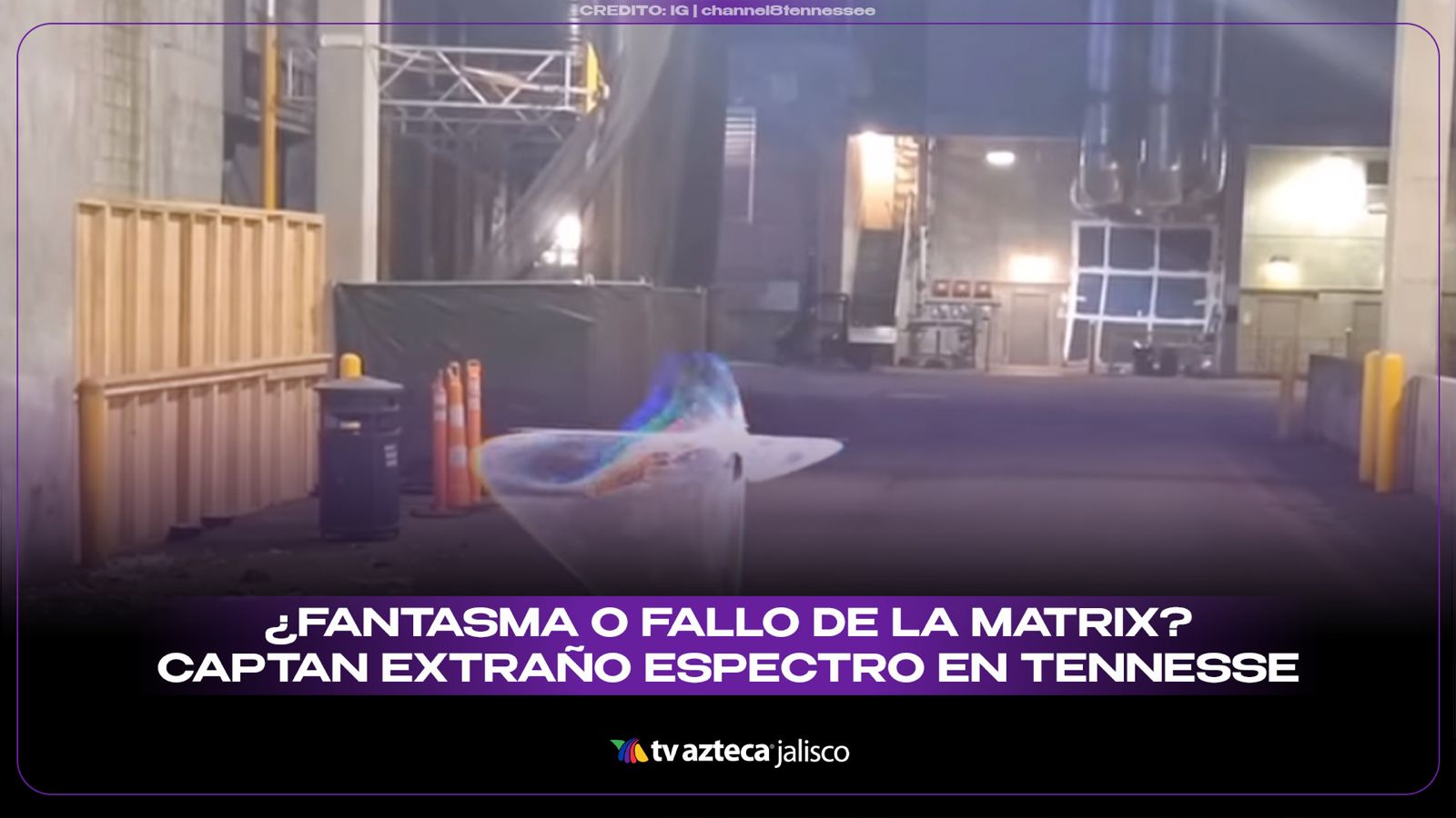 VIDEO VIRAL | ¿Fantasma o falla en la matrix? Misterioso video en ...