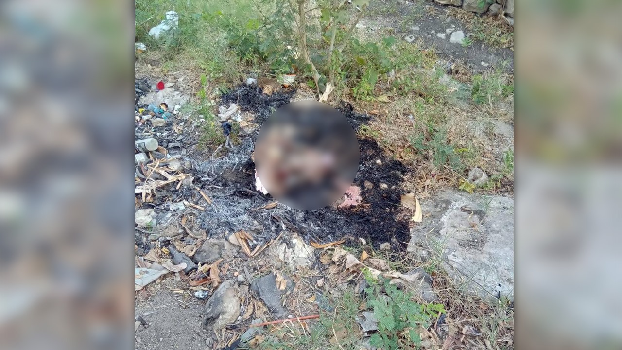 Encuentran cuerpo calcinado de bebé en Chiapa de Corzo