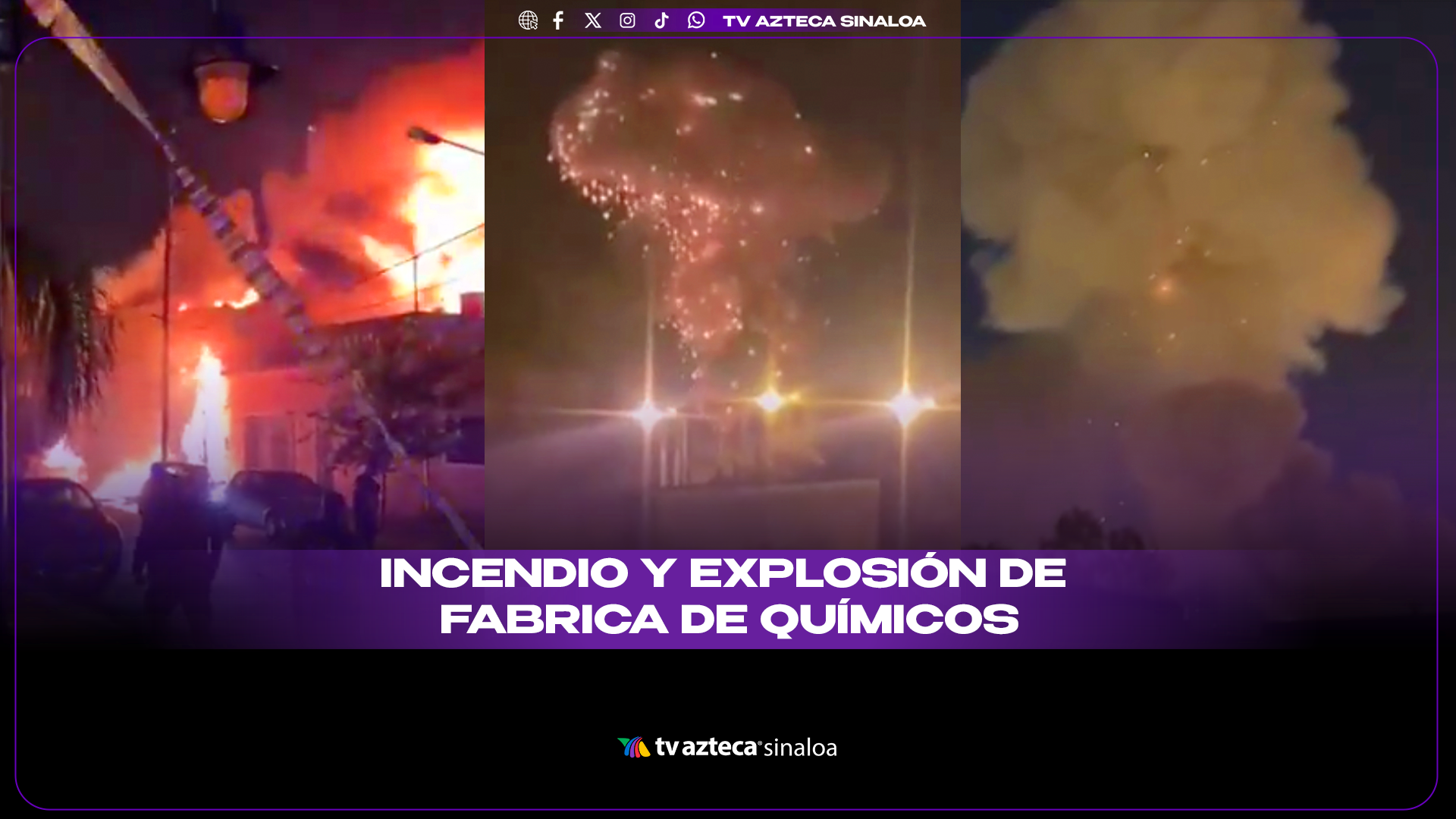 Explosión e incendio en fábrica de químicos en Argentina (VIDEO)