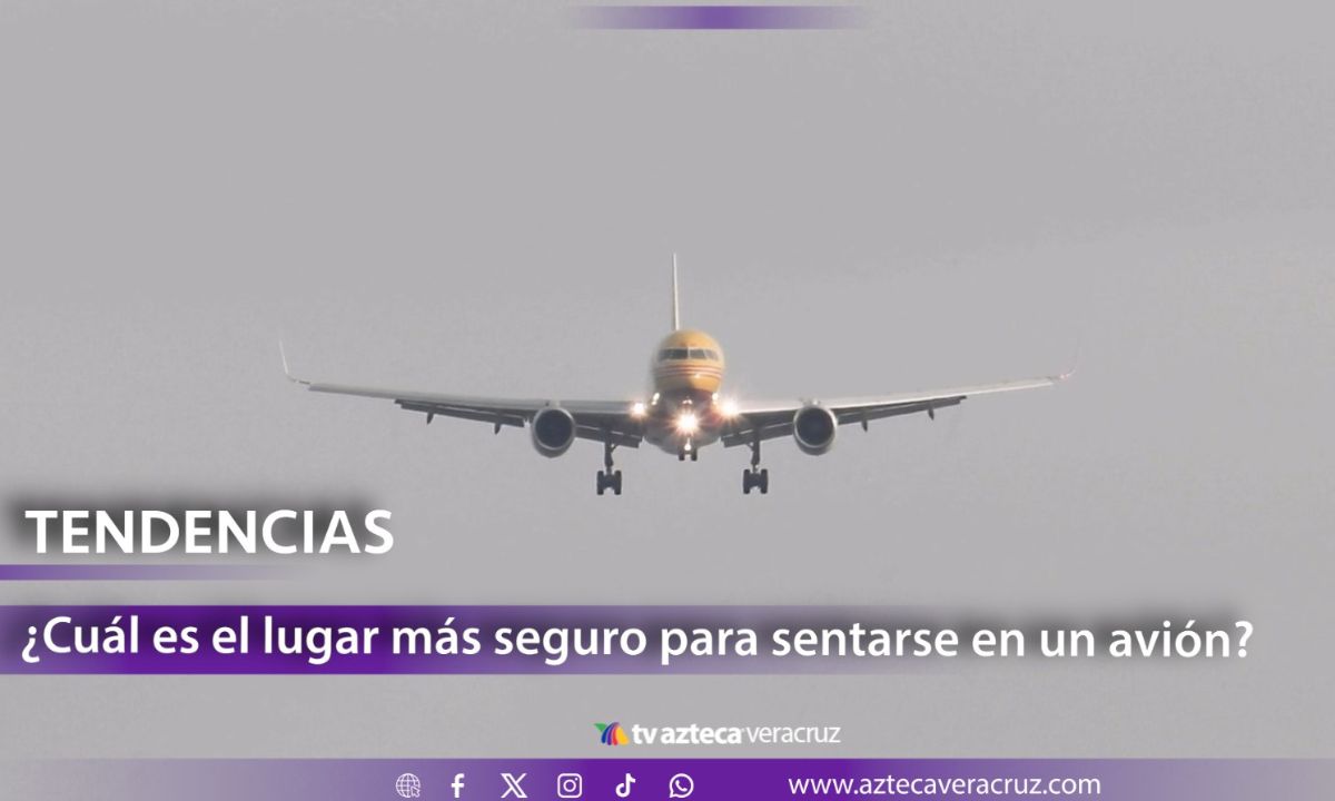 ¿Cuál es el lugar más seguro para sentarse en un avión? Esto sabemos