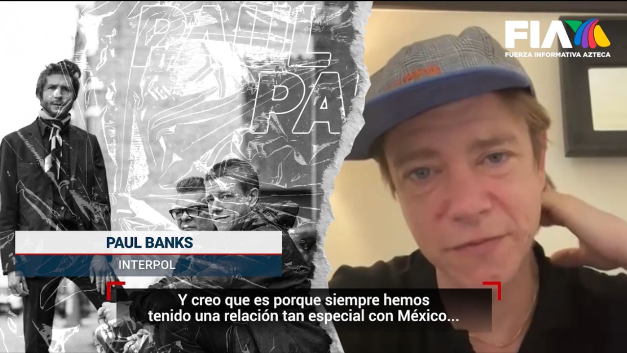 Entrevista a Paul Banks sobre el concierto de Interpol en CDMX