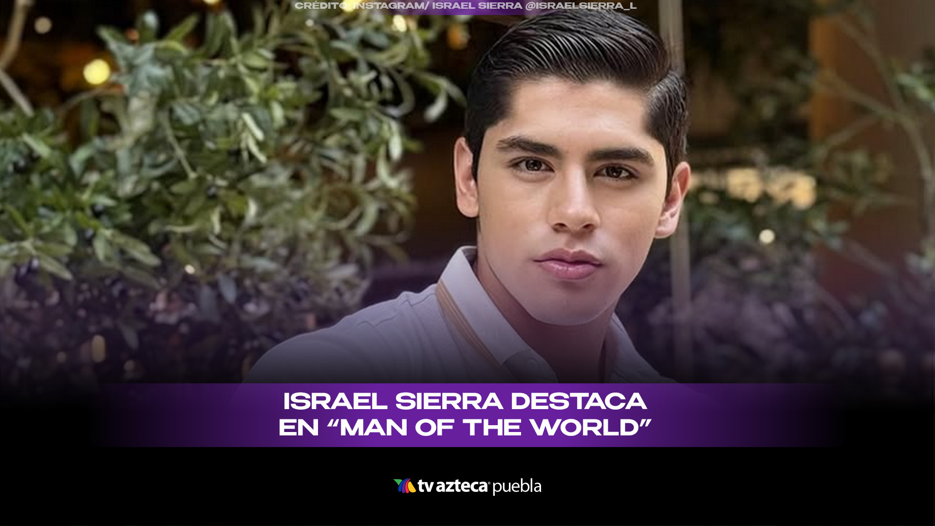 Israel Sierra gana segundo lugar en Man of the World 2025