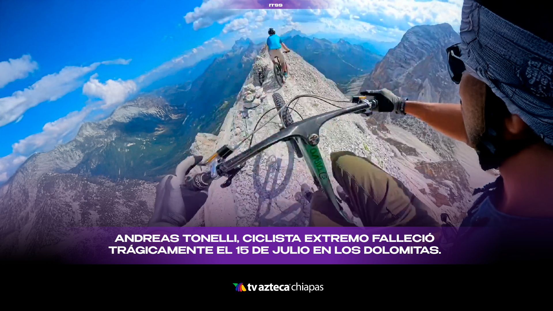 Fallece Andreas Tonelli, ciclista extremo e influencer, tras caer en ...