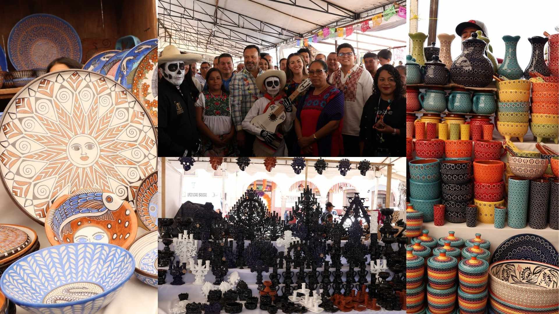 Arranca en Pátzcuaro el Tianguis Artesanal de Noche de Muertos