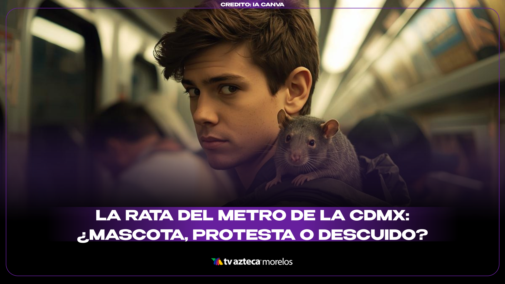 La rata del Metro de la CDMX: ¿mascota, protesta o descuido?