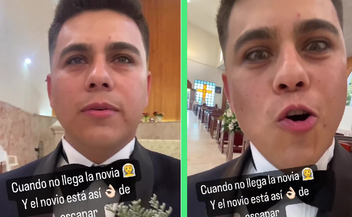 Lo dejan plantado.Novio manda mensaje en redes sociales