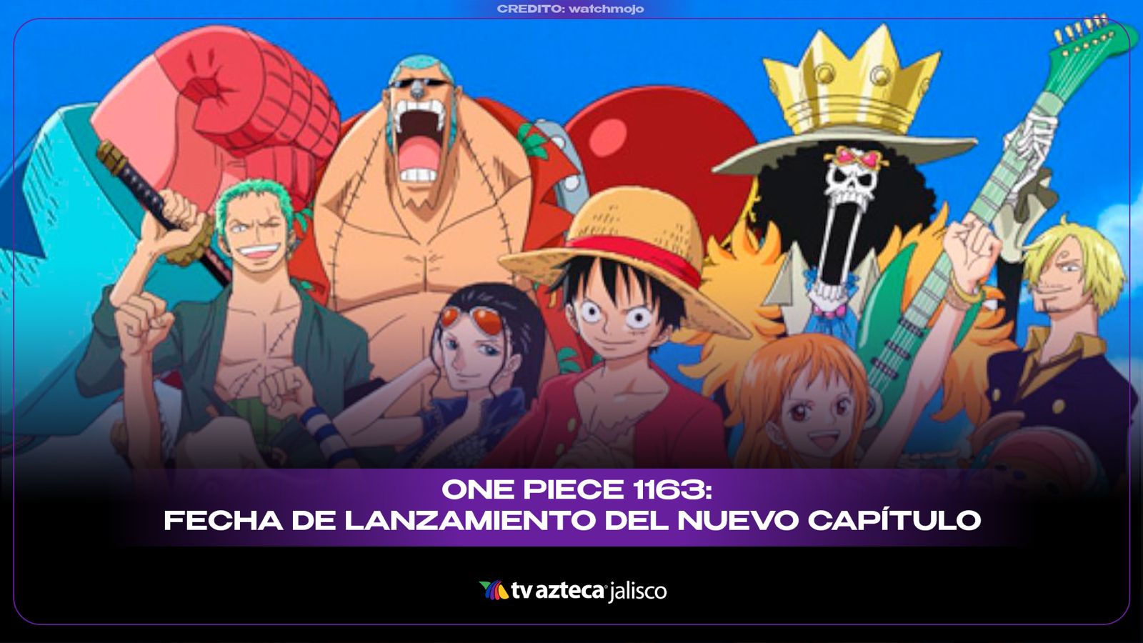 Fecha de lanzamiento del capítulo #1163 de One Piece confirmada: Dónde ...