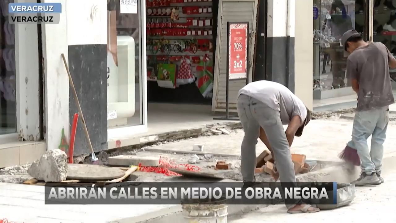 ¿Qué calles del Centro Histórico de Veracruz reabrirán en noviembre 2025?