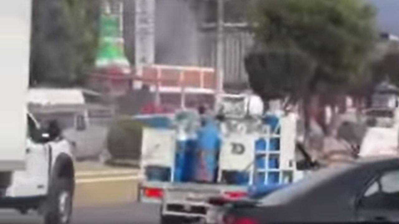 Video capta a gaseros celebrando con pirotecnia durante peregrinación ...