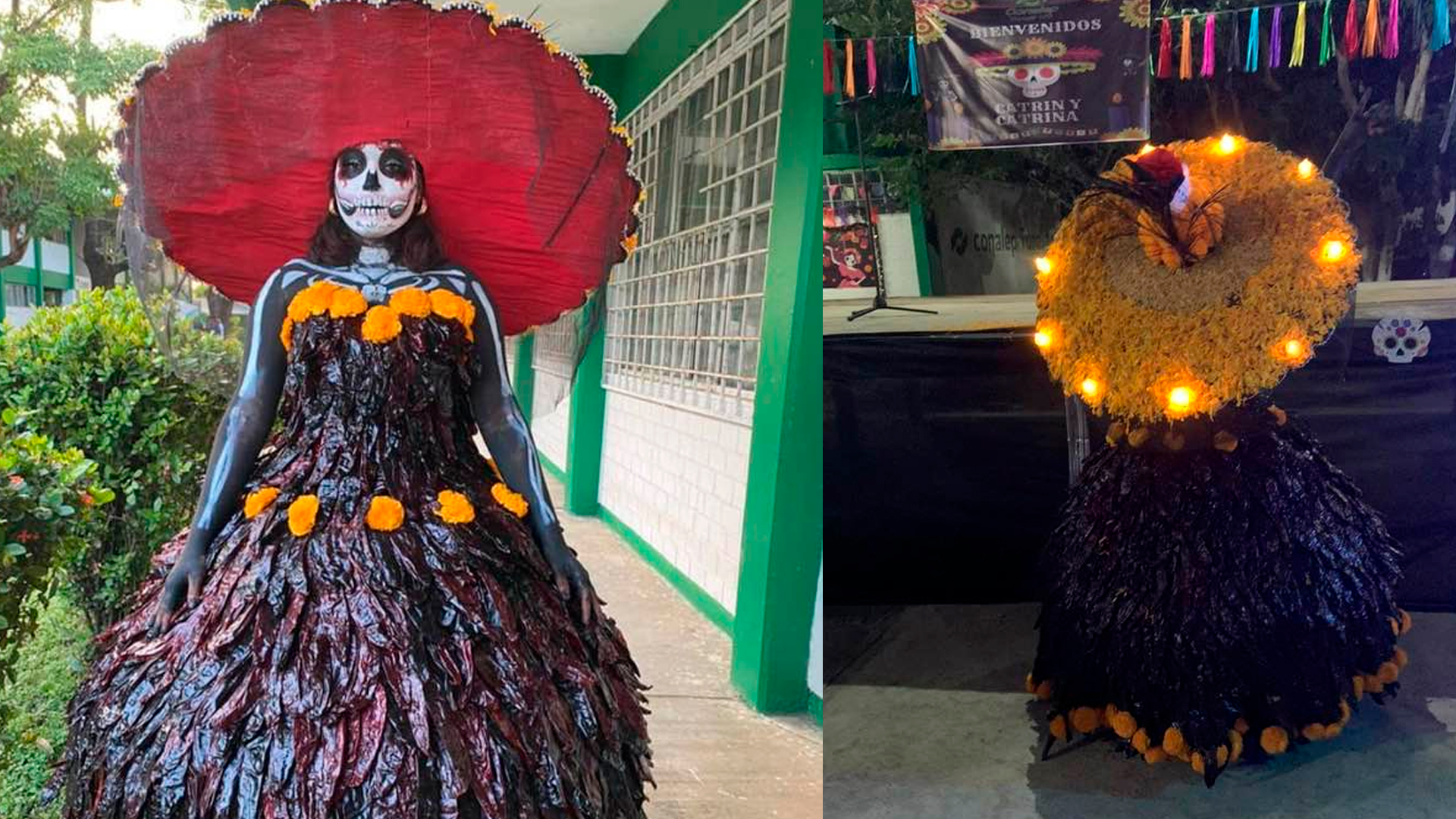 Día de Muertos 2024: Chiapaneca se hace viral por su disfraz de Catrina ...