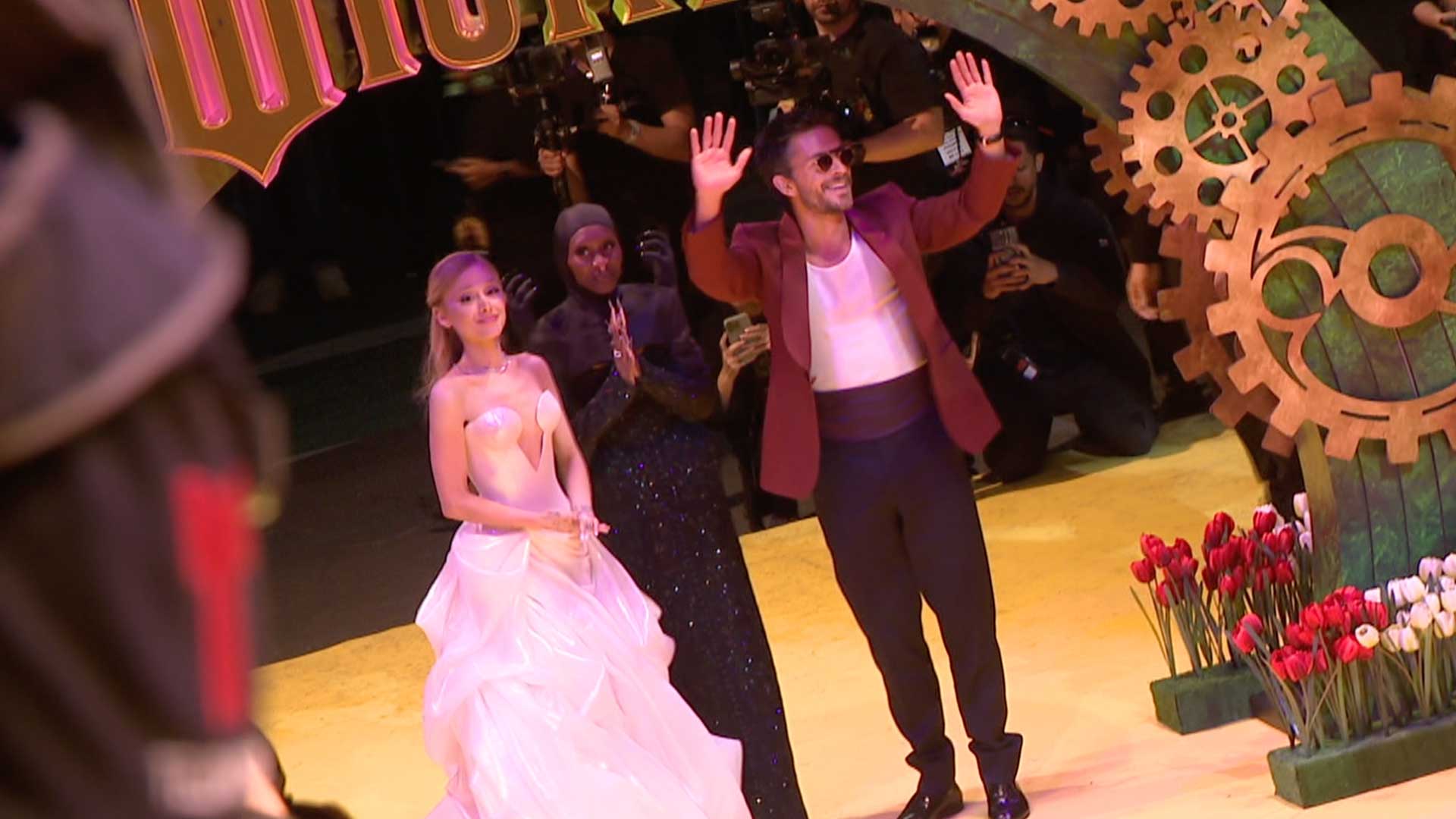 Ariana Grande y Cynthia Erivo en premier Wicked en México