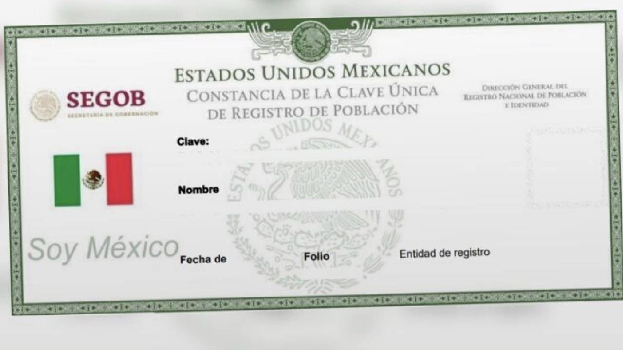 ¿Cómo puedo dar de alta mi CURP por primera vez?