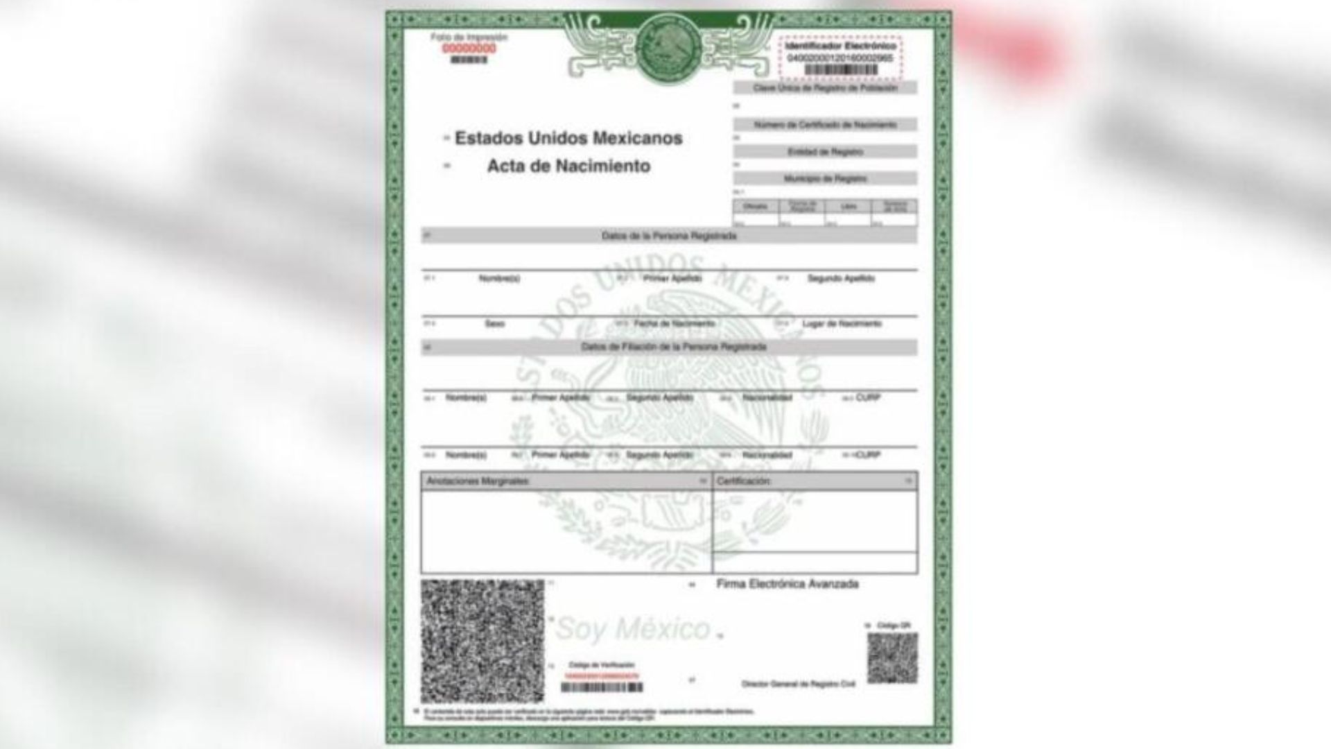 Ejemplo De Una Acta De Nacimiento Mexicana Ejemplo Sencillo Images Myfolio Del Formato Del Acta ...