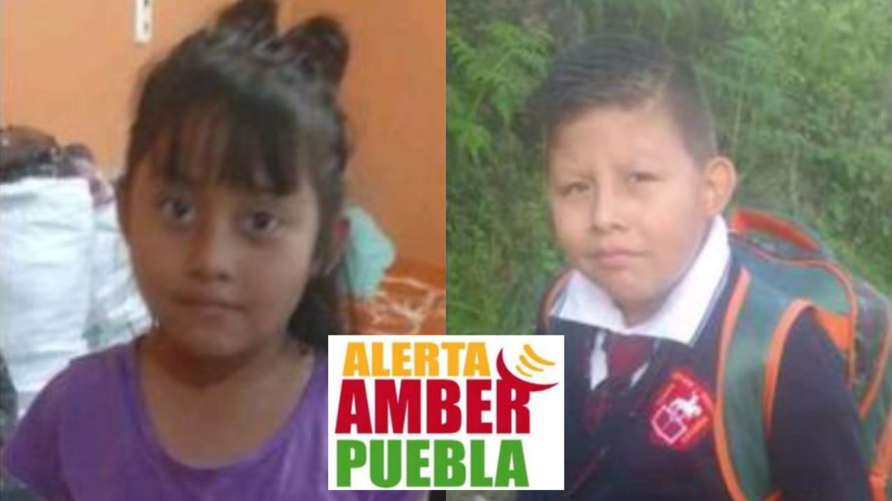 Activan ALERTA AMBER en Puebla por la desaparición de los hermanitos Melany y Carlos