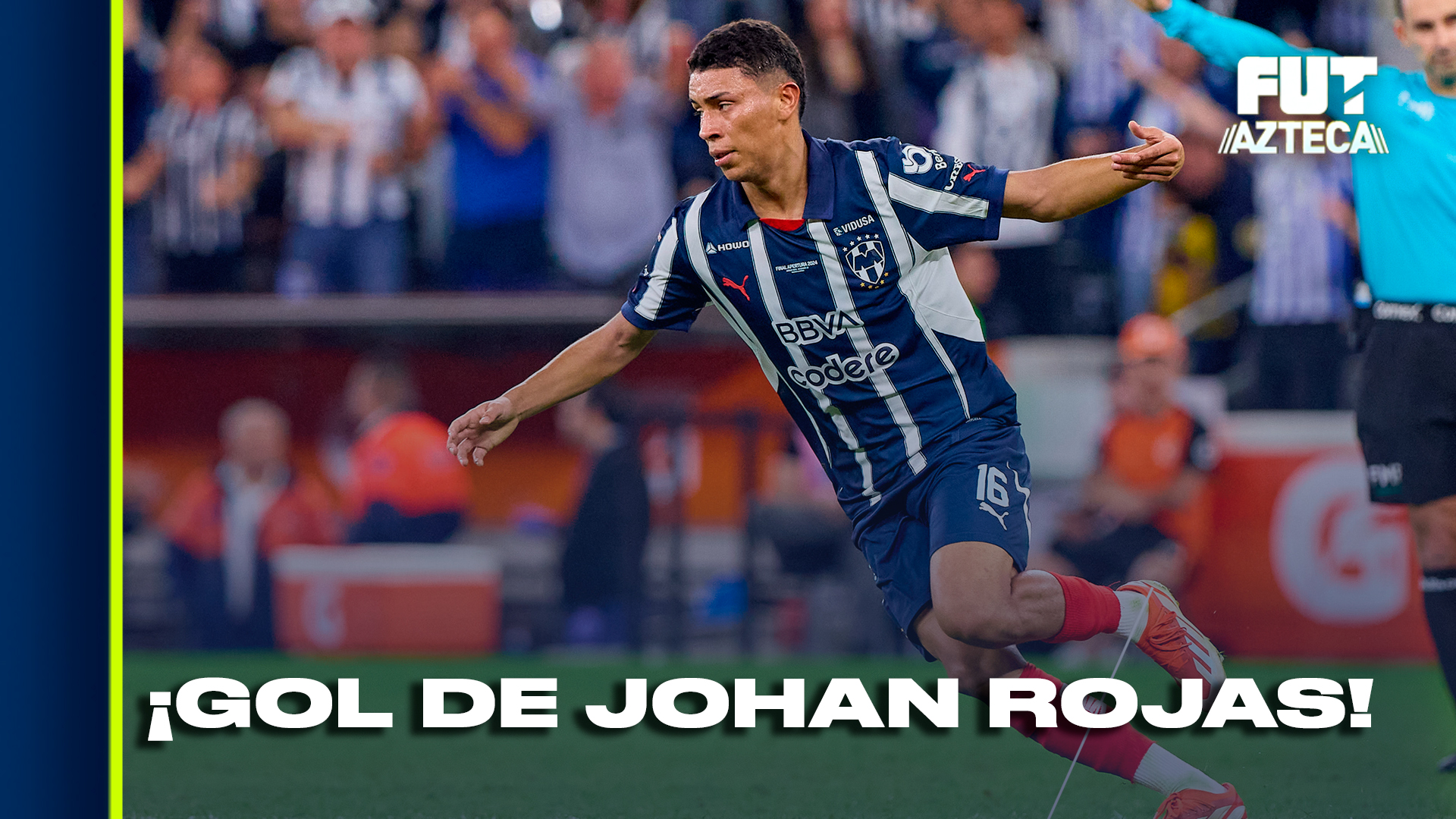 GOL de Johan Rojas: Rayados de Monterrey 1-1 América | Final Vuelta Apertura 2024 Liga MX