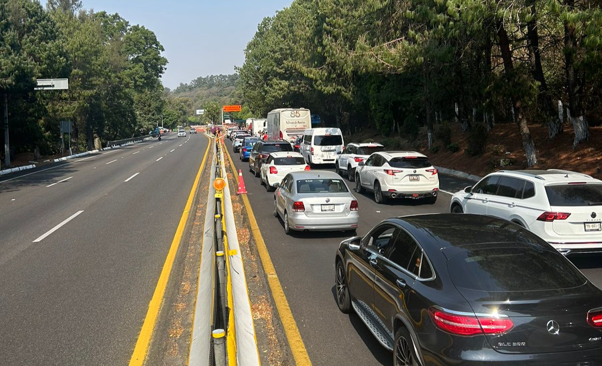 Pista México Cuernavaca hoy 14 de agosto 2024